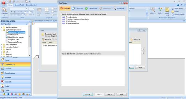 Dynamic Agent Desktop: Workspace Rules – Doctor CX