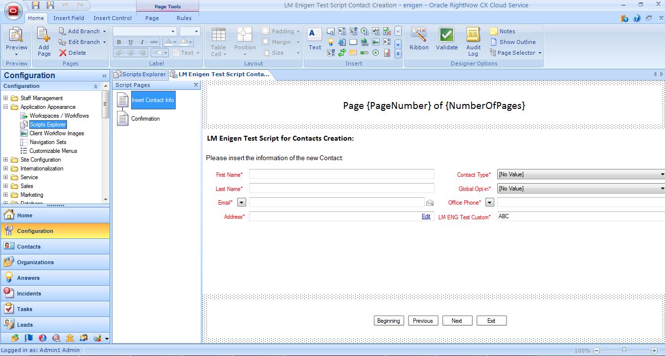 Dynamic Agent Desktop: Agent Scripts – Doctor CX